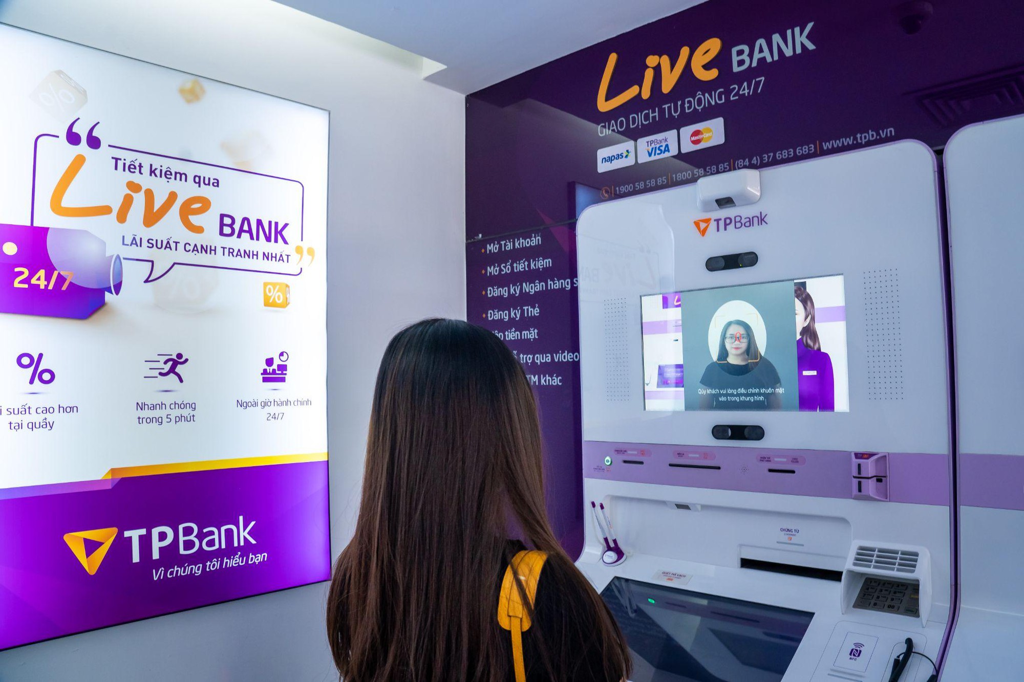 TPBank chính thức áp dụng xác thực khuôn mặt khi giao dịch chuyển tiền, thanh toán cho 100% ...